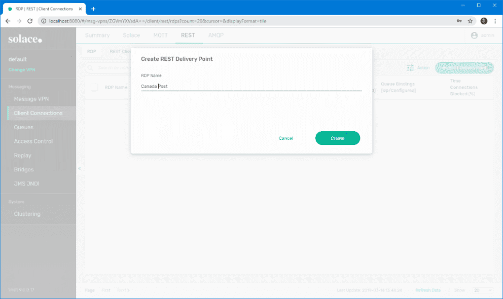 Setting Up A Rest Delivery Point For Soap Endpoints Solace