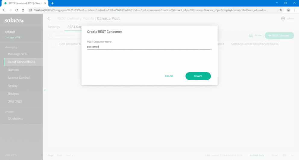 Setting up a REST Delivery Point for SOAP Endpoints | Solace