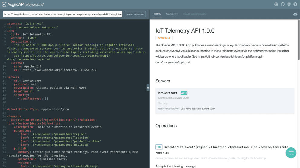 Designing, Documenting and Testing Event APIs for IoT Platforms | Solace
