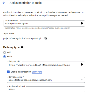 Integrating Google Cloud Pub/Sub with PubSub+