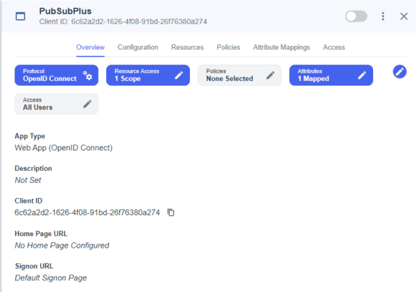 Connect To Pubsub Manager Using Ping Identity Solace