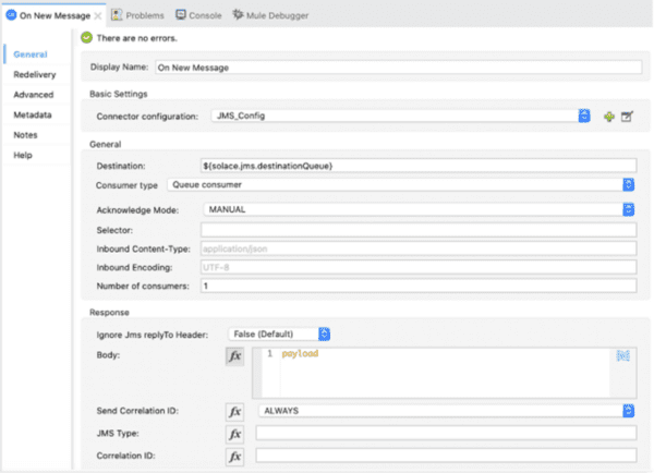 Integrating Mulesoft With Solace Pubsub Cloud Solace