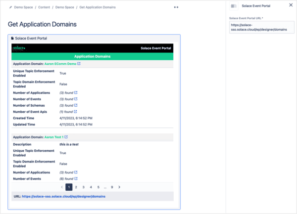 Solace Event Portal Application for Confluence | Solace