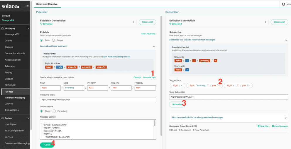 How to Build Smart Topics and Publish/Subscribe with PubSub+ Manager ...